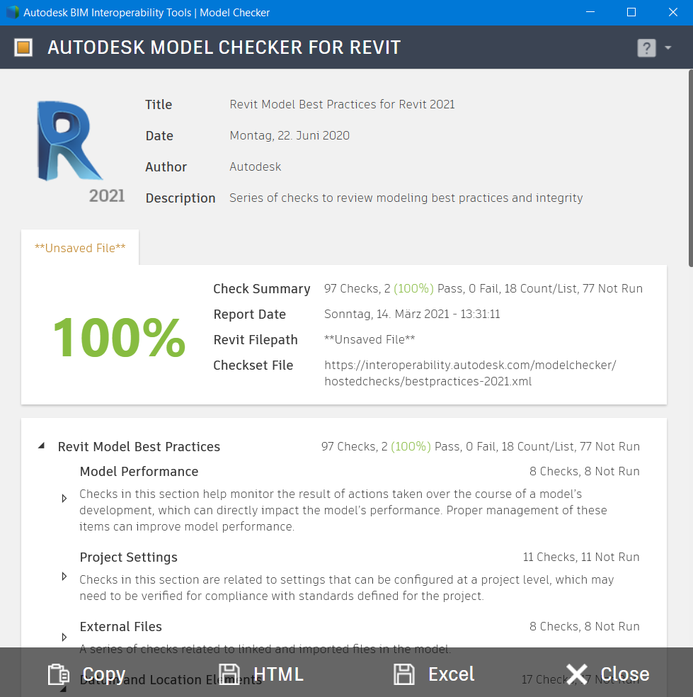 Model Checker for Revit - Basics - BIM me UP!